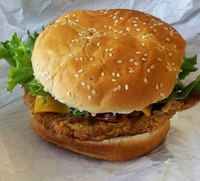 This chicken sandwich isn't trying to win beauty contests&mdash;it's too busy winning hearts with its perfectly seasoned, crispy goodness.
