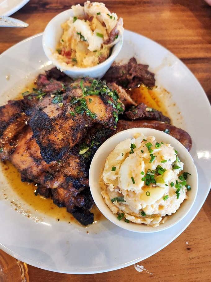 These aren't your backyard barbecue chicken thighs &ndash; they're smoky, succulent masterpieces that redefine comfort food entirely.