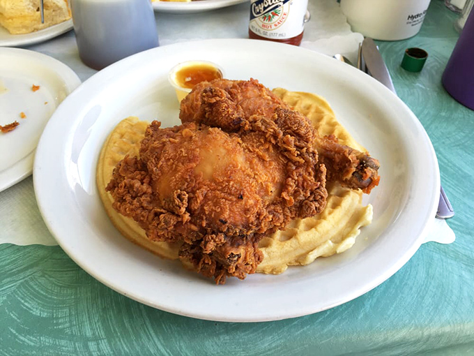 Chicken and waffles: the breakfast-dinner hybrid that proves some of the best relationships are unexpected ones.