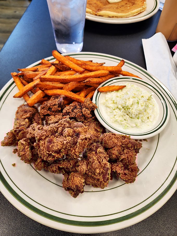 For the adventurous soul: chicken livers that convert skeptics into believers, one crispy bite at a time.