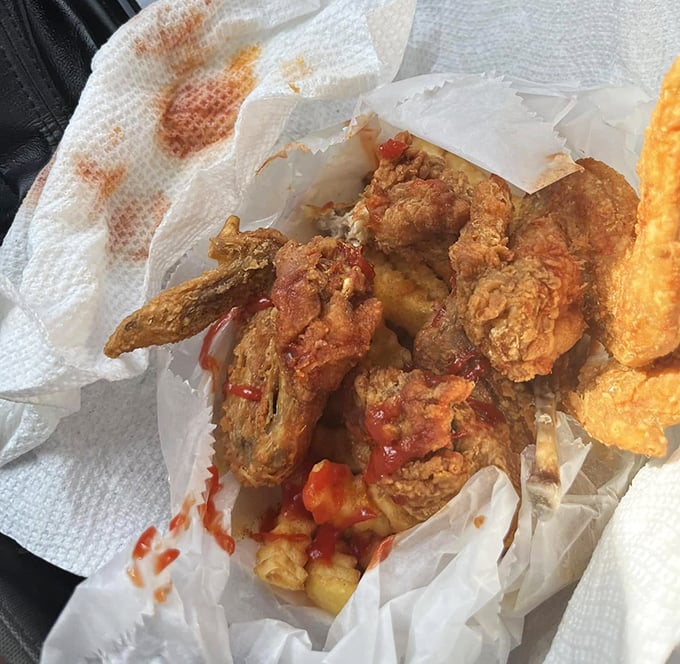 These wings arrive looking like they just graduated from Frying University with highest honors.