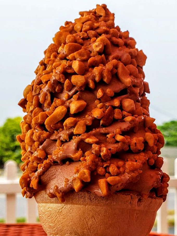 This mountain of chocolate-covered crunch isn't just dessert&mdash;it's an engineering marvel that dares you to eat it before gravity wins.