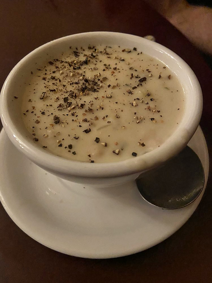 Cream of something wonderful! This velvety chowder, flecked with herbs, doesn't just warm your stomach&mdash;it soothes your soul like comfort food should.