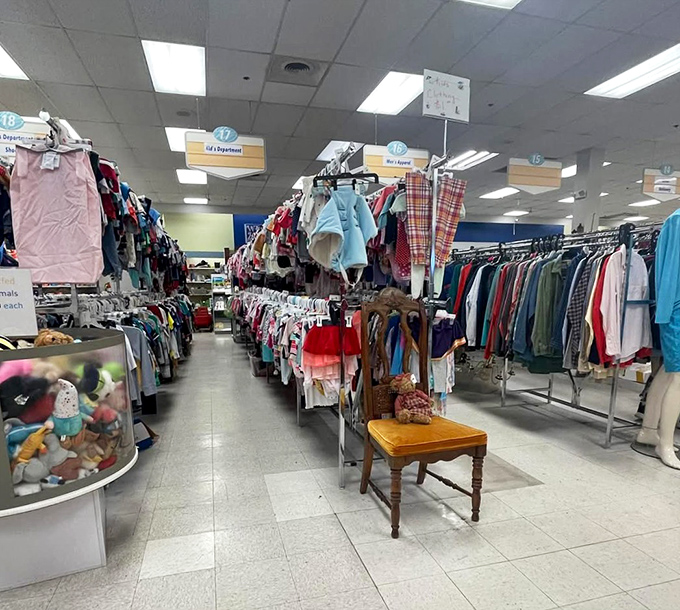 The children's department is a parent's dream &ndash; why buy new when they'll outgrow it faster than you can say "growth spurt"?