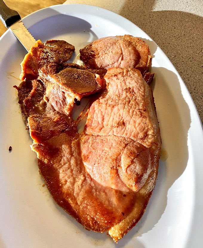 Country ham that doesn't mess around&mdash;this isn't some dainty prosciutto, it's the heavyweight champion of breakfast meats.