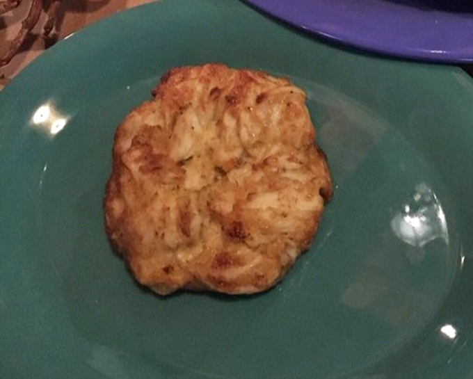 A proper Maryland crab cake doesn't need fancy presentation&mdash;just enough binding to keep the sweet crab meat together on its journey from plate to mouth.