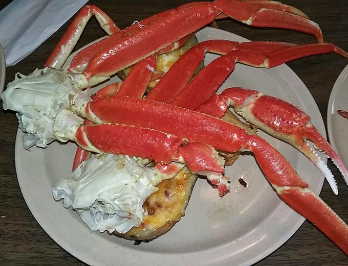 Crab legs: nature's way of saying "I'm delicious, but you're going to have to work for it." The treasure hunt that always pays off.