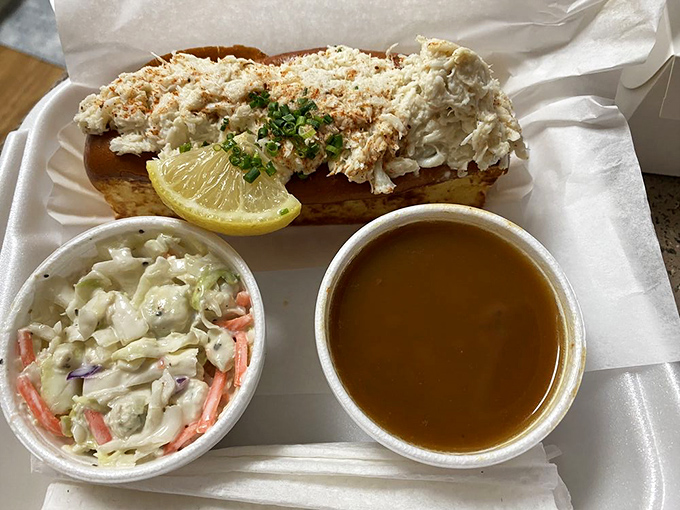The crab roll deserves its spotlight moment&mdash;generous portions of lump crab meat with minimal filler, like finding an extra twenty in your pocket.