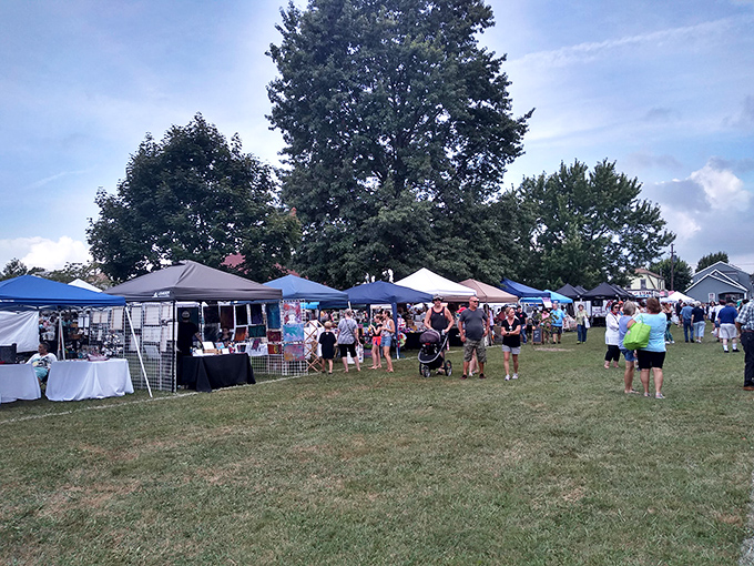 Local festivals transform Littlestown's green spaces into bustling marketplaces, where handcrafted treasures and neighborly conversations flow freely.