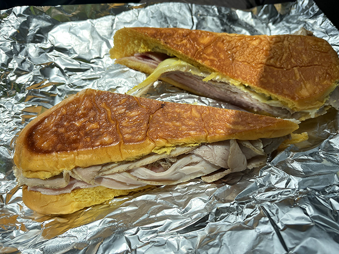 Behold the architectural marvel that is a proper Cuban sandwich&mdash;crisp exterior, melty interior, and that perfect ratio of meat to cheese to pickle.