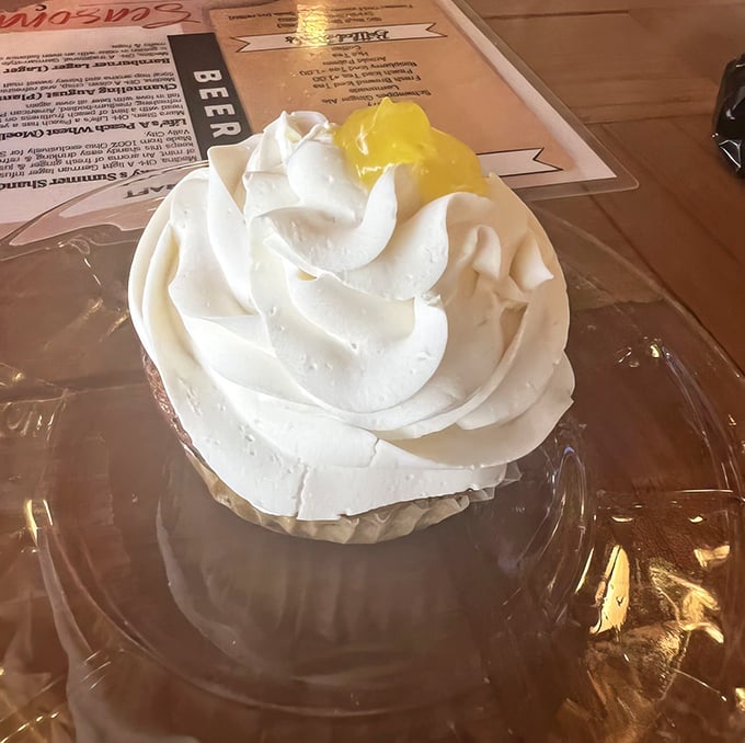 Whipped cream mountains with lemon sunshine peaks. This dessert doesn't just satisfy sweet cravings&mdash;it conquers them completely.