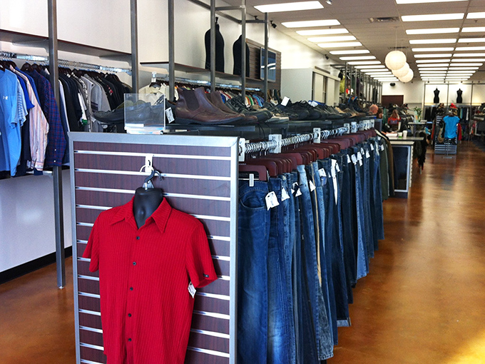 The denim section is organized with military precision, making the usually daunting task of finding perfect-fitting jeans surprisingly painless.