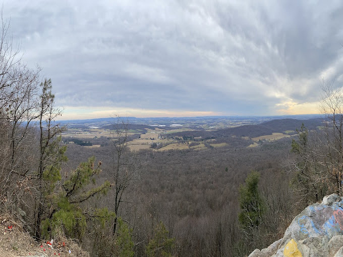 A patchwork quilt of farmland stretches endlessly, proving Pennsylvania knows how to do countryside right.