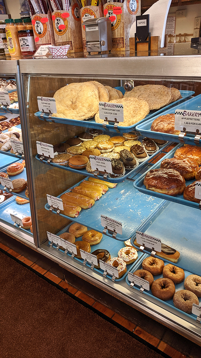 Not just cheese lives here&mdash;these bakery cases showcase Amish baking prowess. Those donuts have never seen the inside of a chain store.