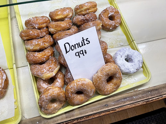 Donuts so fresh they make chain stores look like they're serving archaeological artifacts. That glaze isn't just sugar&mdash;it's liquid sunshine.