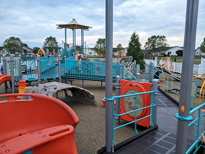 Everyone's Playground lives up to its name with accessible equipment that proves fun doesn't need to be expensive to be memorable.