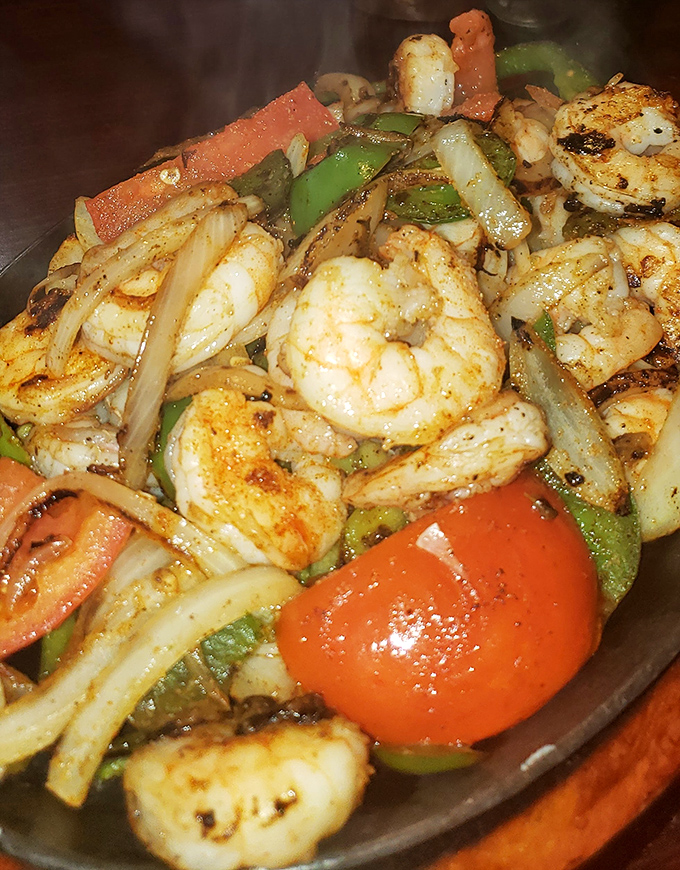 Sizzling shrimp fajitas that perform the ultimate magic trick: disappearing from your plate faster than you planned.