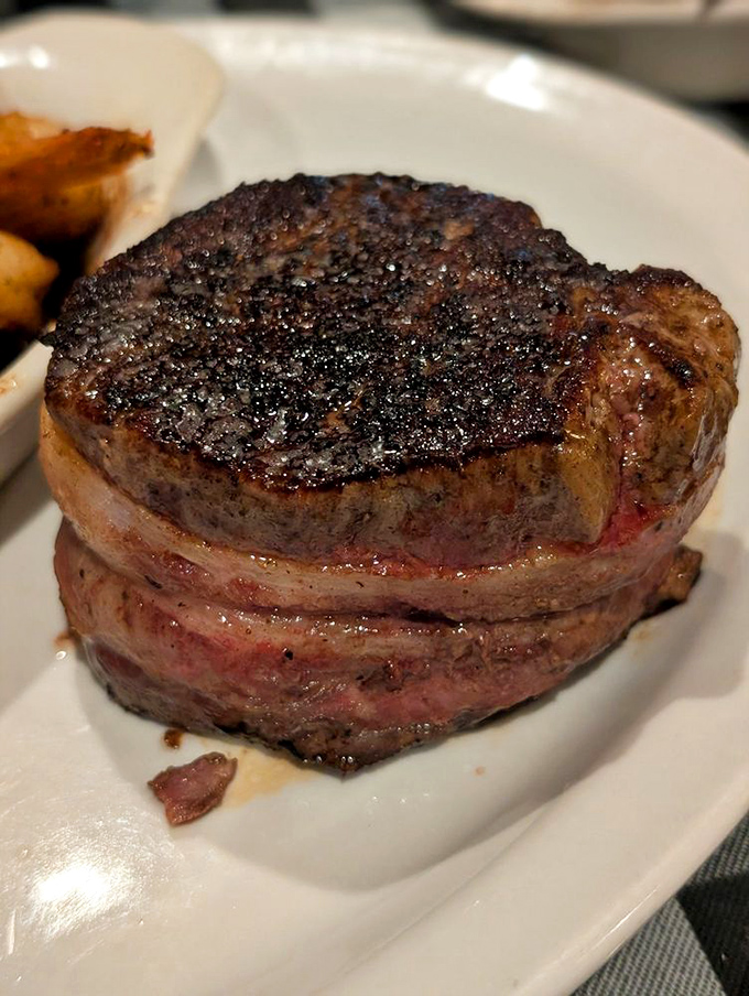 This bacon-wrapped filet mignon proves that some things in life are worth the splurge and the calories.