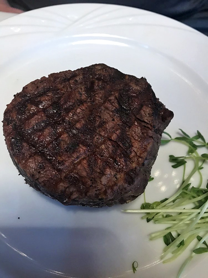 The perfect filet mignon – where the grill marks are like nature's way of saying "You've made an excellent life choice today."