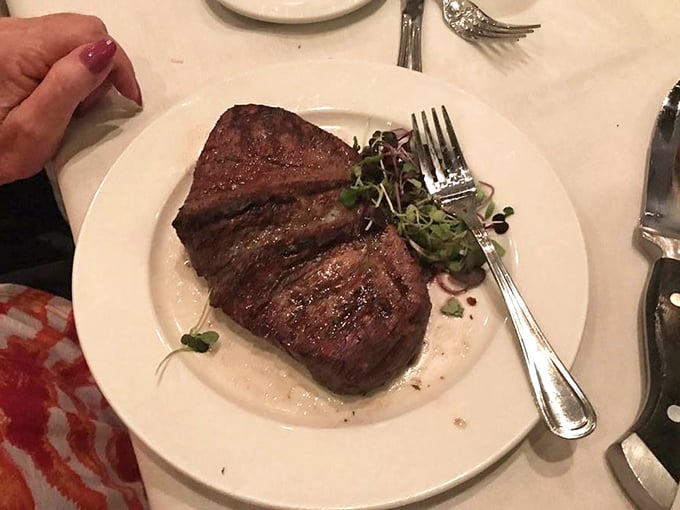 Even landlubbers find happiness at Billy's with this perfectly seared filet mignon. Sometimes the best catch isn't from the sea after all.