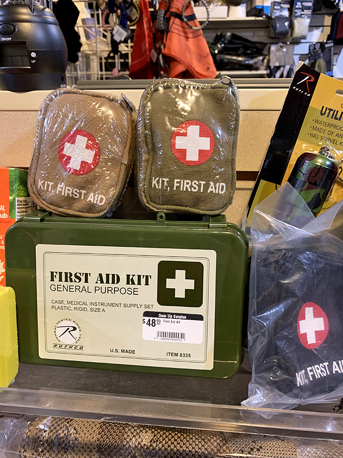 First aid kits that mean business – because Florida adventures require more than just a Band-Aid and your mother's reassuring "you'll be fine."