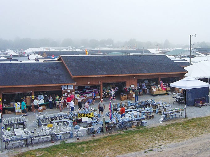 Treasure hunters' paradise! Shipshewana's famed flea market isn't just shopping&mdash;it's a social event where the bargains are plentiful and the food vendors are calling your name.