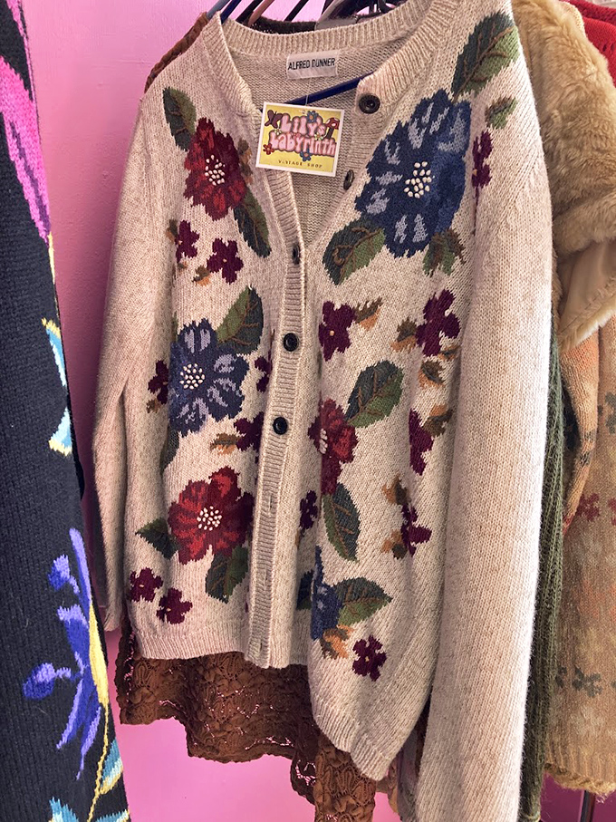 This floral cardigan by Alfred Dunner isn't just clothing&mdash;it's wearable garden party with buttons. Grandma-chic has never looked so deliberately cool.