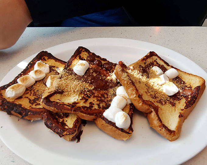 This isn't just French toast&mdash;it's a sweet masterpiece with marshmallows and cinnamon that would make even Marie Antoinette say, "Forget cake, let them eat this!"