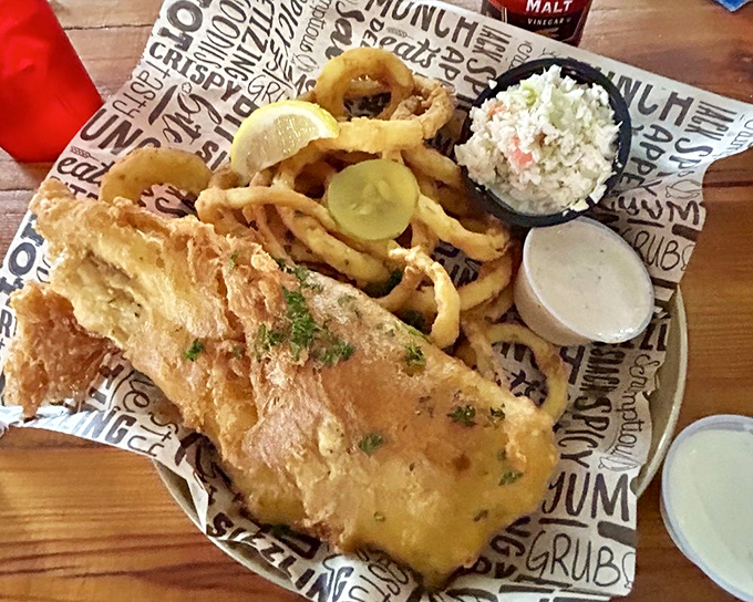 A perfectly fried fish fillet that breaks apart with the gentlest touch of your fork—the seafood equivalent of finding an extra $20 in your pocket.