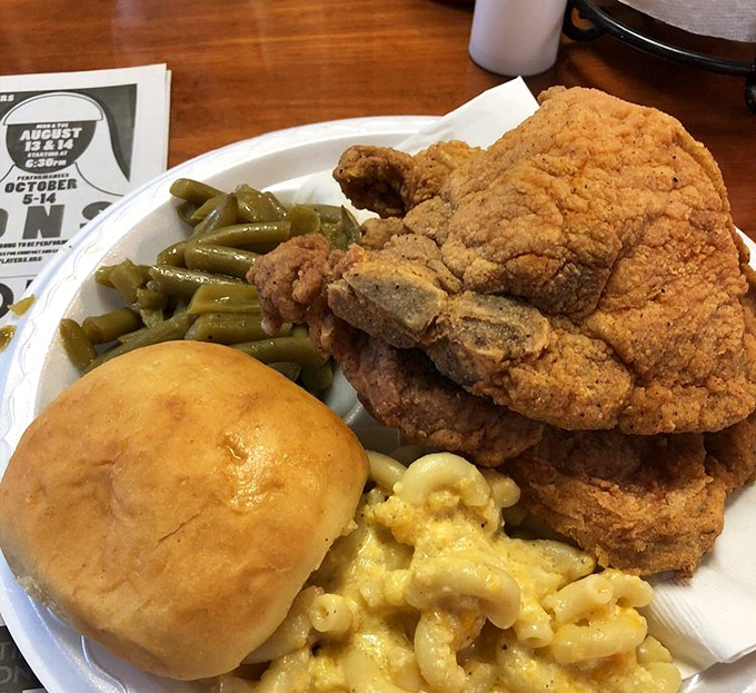 That perfectly seasoned pork chop proves some traditions never go out of style for good reason.