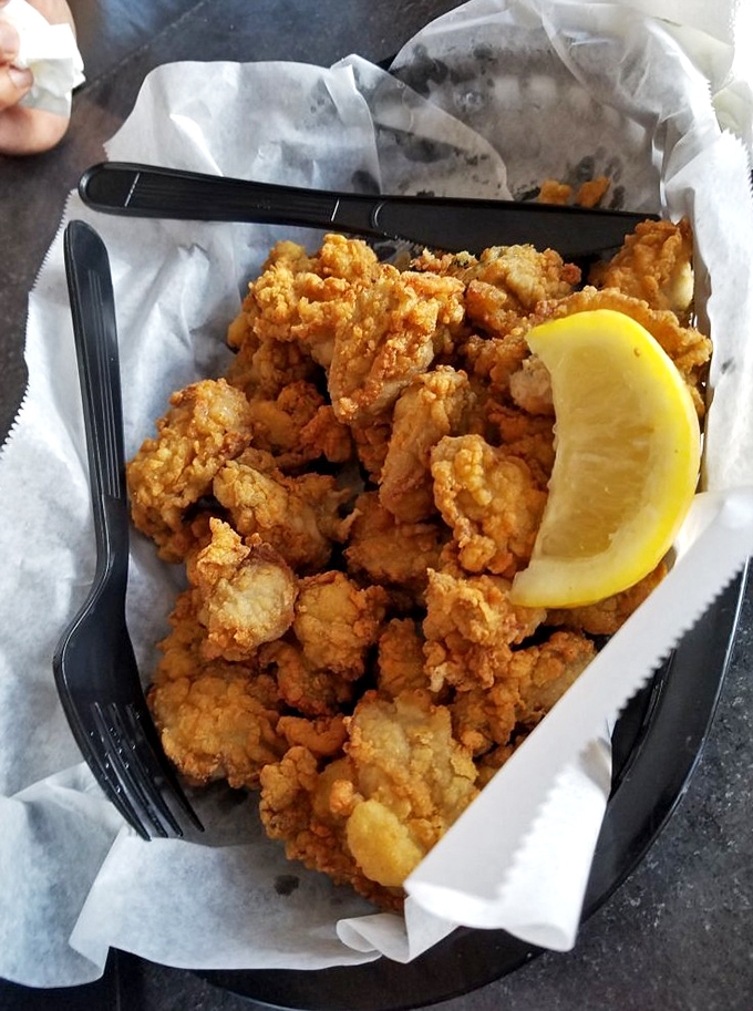 Crispy fried oysters that would make even Hemingway put down his drink and pay attention.