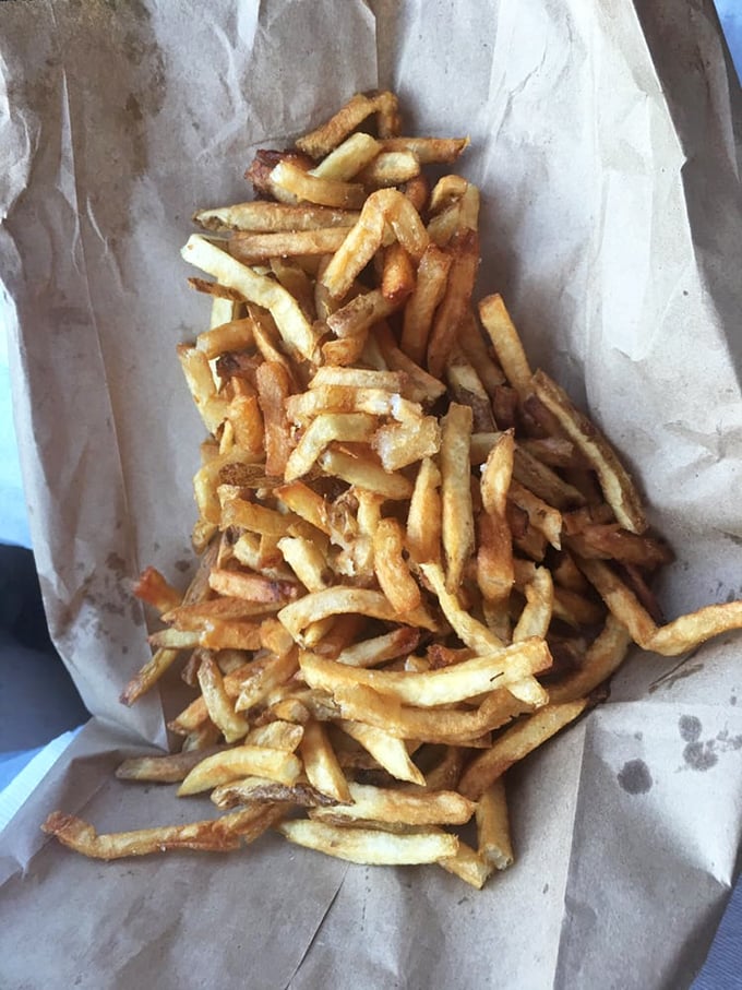 These aren't just fries; they're golden shards of potato perfection that make you question why you ever ate the frozen kind.