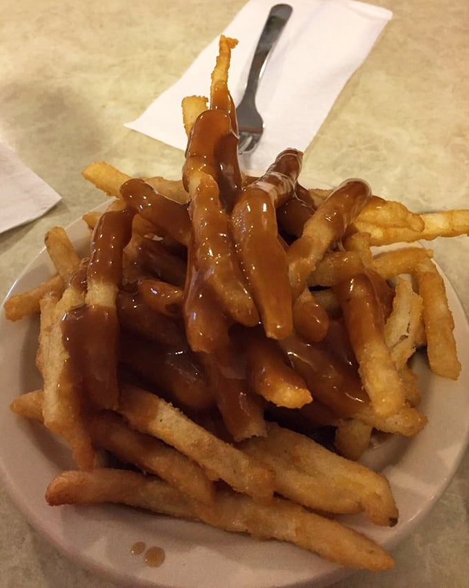 Gravy-soaked fries that make you question why anyone would bother with fancy truffle versions. Sometimes the classics just can't be improved upon.