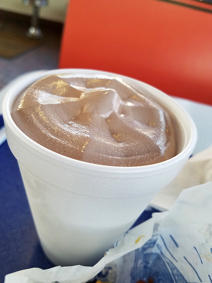 This chocolate malt isn't just a drink, it's a time machine. One sip and suddenly you're wearing bobby socks and listening to doo-wop.