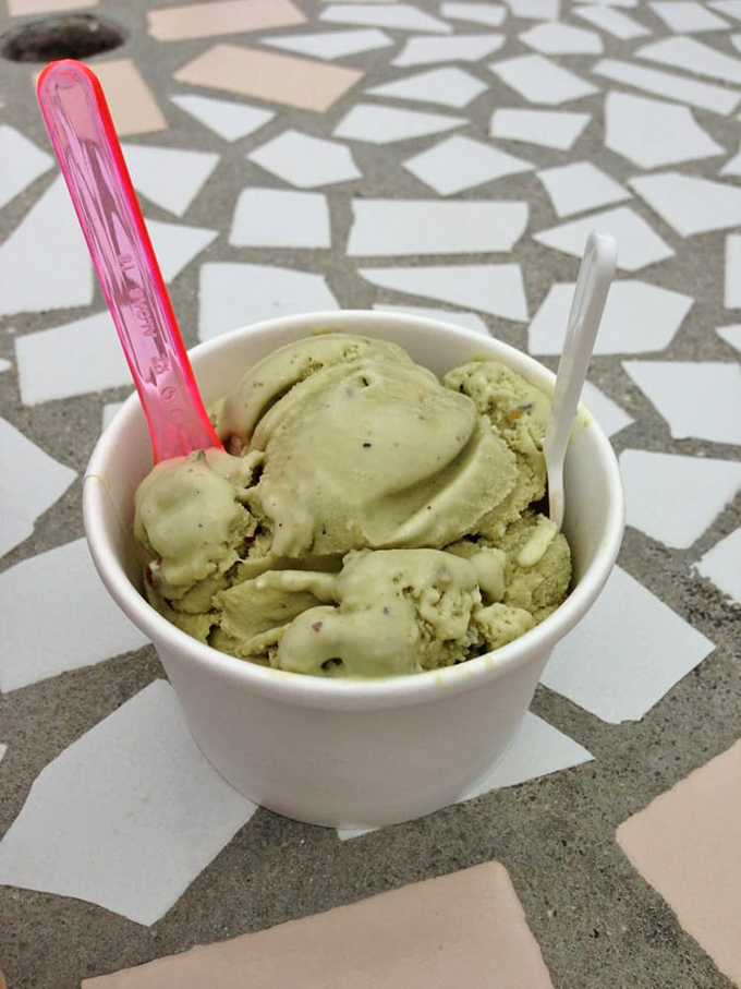 Pistachio gelato that transports you straight to Italy without the jet lag or passport check. Spoon optional, food euphoria guaranteed.