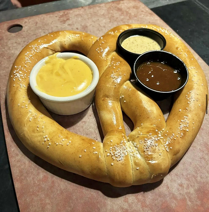 This Giant Pretzel could feed a small village or one very happy Pennsylvania family.