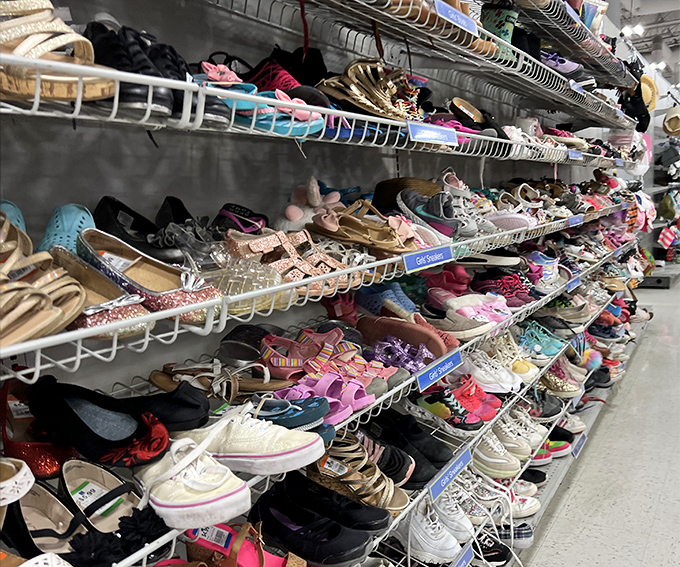 Cinderella had one fairy godmother; here, hundreds of potential glass slippers await at prices that won't turn your wallet into a pumpkin.