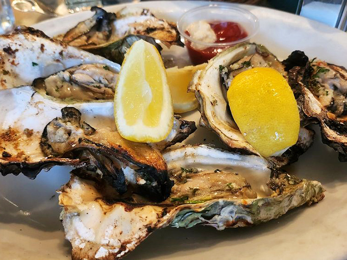 Grilled oysters with a kiss of char and a whisper of lemon. These aren't just oysters&mdash;they're little oceanic miracles.