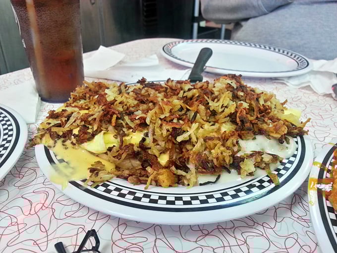 These aren't just hash browns &ndash; they're a crispy, golden mountain of potato perfection that makes you question why you'd eat them any other way.