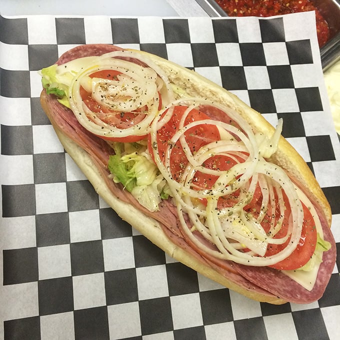 The Italian hoagie&mdash;a architectural marvel of meats, cheese, and veggies that makes you wonder why you'd ever eat a boring sandwich again.