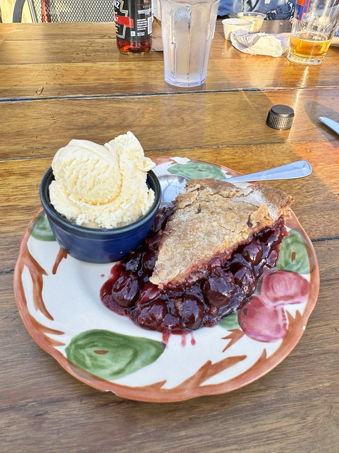 The cherry pie arrives with ice cream slowly melting into rivers of sweet-tart Michigan goodness&mdash;proof that cherries weren't just put on Earth for garnishing cocktails.