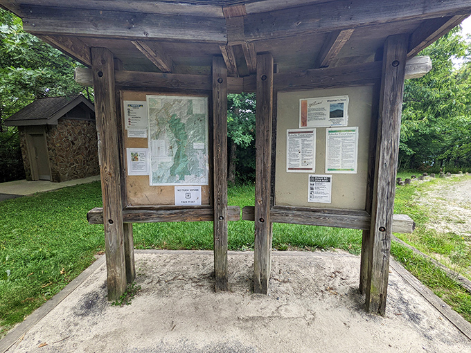 Before Instagram had guides, we had these&mdash;trail maps and information boards, the original "user manual" for wilderness adventures.