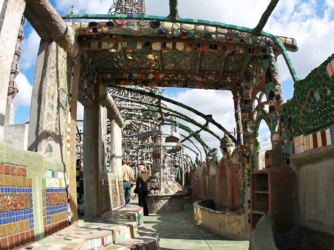 Walking through this mosaic-lined corridor is like exploring the inside of a kaleidoscope&mdash;each step reveals new patterns and unexpected treasures.