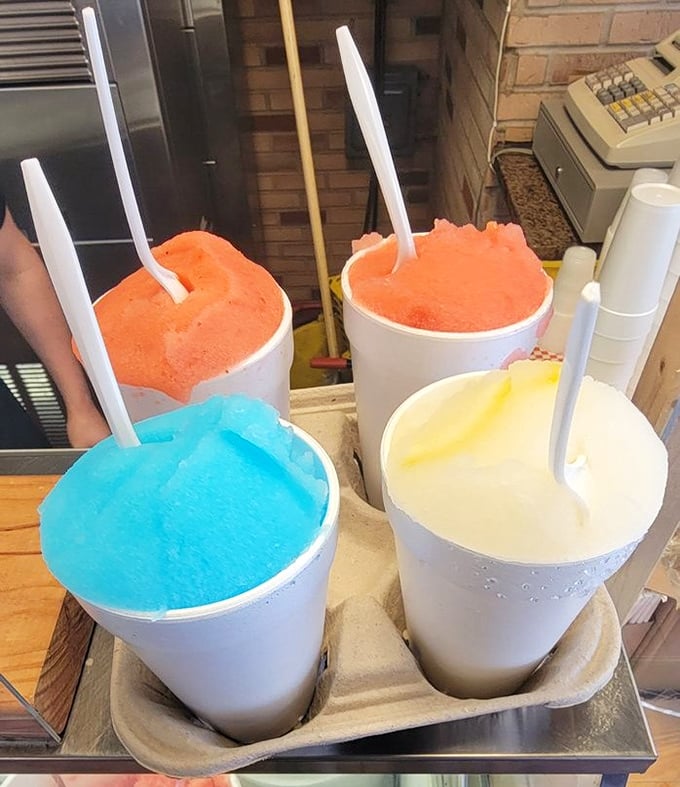 Italian ice so vibrant it makes summer jealous, even in the dead of winter.