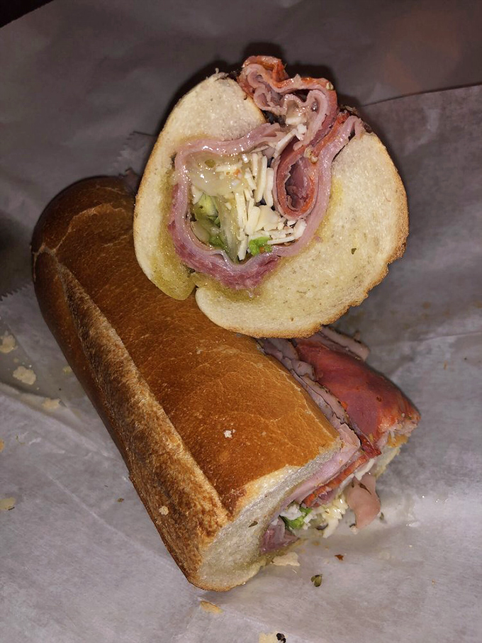 Layer upon glorious layer of Italian meats and cheese &ndash; this hoagie doesn't just satisfy hunger, it creates lifelong memories.