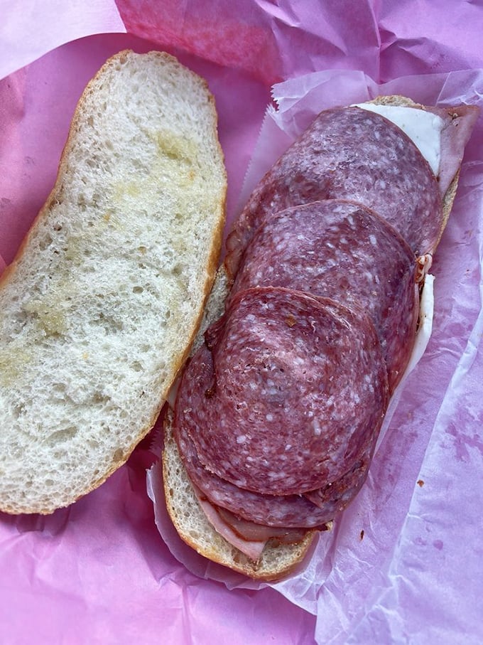 A masterclass in restraint – just quality bread and perfectly sliced meats. Sometimes the simplest pleasures are the most profound.