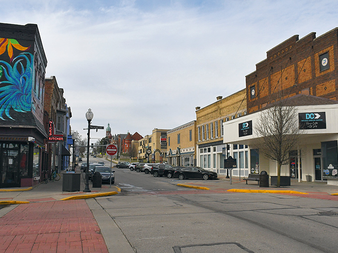 Jefferson Street offers that perfect small-town stroll where you might actually use the phrase "I'm just going to mosey down the street" without irony.