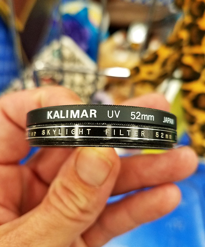 Photography treasures hiding in plain sight! Someone's abandoned Kalimar filter could be the missing piece for your vintage camera collection.
