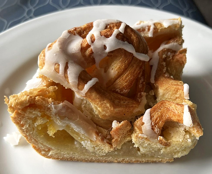 Behold the kringle - Denmark's gift to your taste buds, twisted into pretzel-shaped perfection.