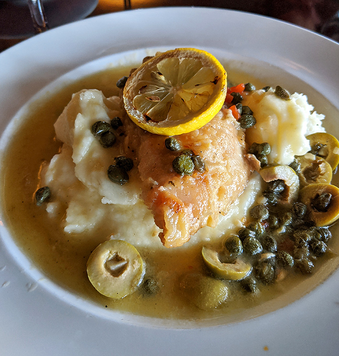 Lemon chicken that's had a Mediterranean vacation&mdash;bright, zesty, and surrounded by capers that add tiny bursts of briny perfection.